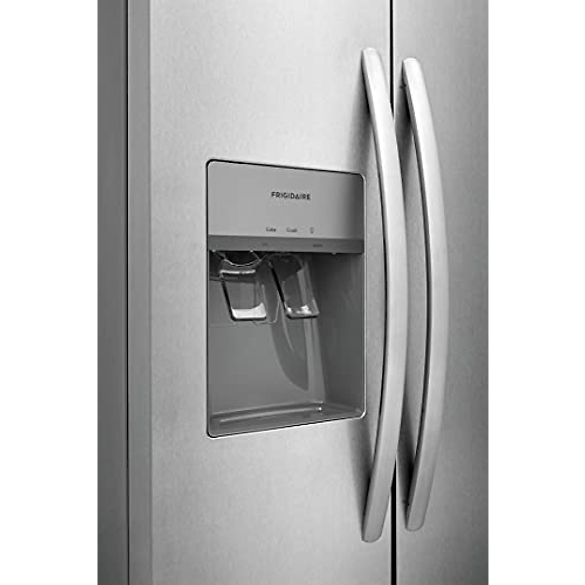 Frigidaire 33" Side-by-Side Refrigerator with 22.2 cu. ft. Total Capacity, Air Filter, LED Interior Lighting, Ice Maker in Stainless Steel