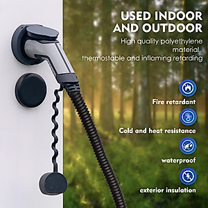 Cacovedo 30 ft Dog Cat Cord Protector Electric Wires Covers Wire Loom Tubing Protect Wires from Rabbits, Cats and Other Pets - Outside Diameter 13mm