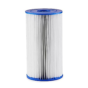 Bestway 58392E Swimming Pool Water Filter Pump & Replacement Cartridge, 2 Pack, Clear