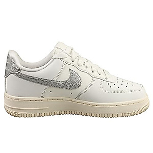 Nike Air Force 1 Low Women Summit White/Metallic Silver DQ7569-100 7.5
