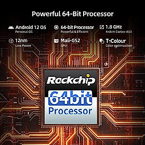 TECLAST 10.1 inch Tablets Android 12, 4GB RAM+64GB ROM(TF 1TB), P25T Wi-Fi 6 Android Tablet, 2.4G/5G WiFi, 1.8Ghz Quad-core CPU, 800x1280 IPS, Bluetooth 5.0, Dual Cameras, 6000 mAh, Stereo, Type-C