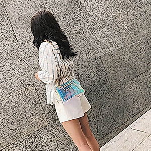 Flap Cat Handbag Chain Shoulder Women Bag Bag Lnclined Mini Shoulder Bag Clear Shoulder Bag