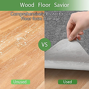 Office Chair Mat,Hard Floors Desk Chair Mat Under Desk Low-Pile Rug,Office Gaming Rolling Floor Mat,Multi-Purpose Floor Protector Rug for Hardwood & Tile Floor,Anti-Slip (Dark Grey, 36" X 48")