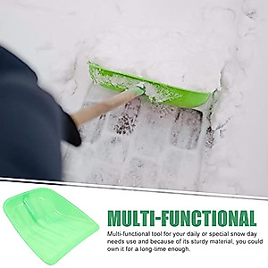 Cabilock Ash Shovel Snow Shovel Head Replacement Plastic Kids Beach Shovel Grain Shovel Poultry Feed Shovel Ice Removal Shovel Garden Plant Shovel for Home Garden Metal Pooper Scooper
