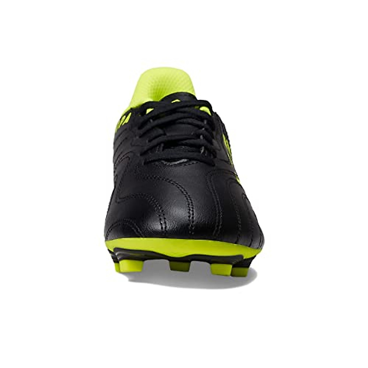 adidas Copa Sense.4 Flexible Ground Soccer Shoe, Black/Team Solar Yellow/Bright Cyan, 1 US Unisex Little Kid