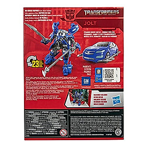 Transformers Toys Studio Series 75 Deluxe Class Revenge of The Fallen Jolt Action Figure - Ages 8 and Up, 4.5-inch