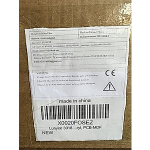 Lunyee 3018 Pro Ultra CNC Machine 500W All-Metal CNC Router Machine, Upgraded 3 Axis Engraver Machine Limit Switches & Emergency-Stop with GRBL Offline Control for Metal, Wood, Acrylic, PCB MDF