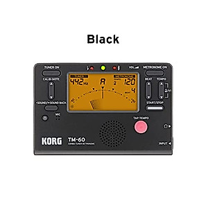 Korg TM60BK Tuner Metronome, Black