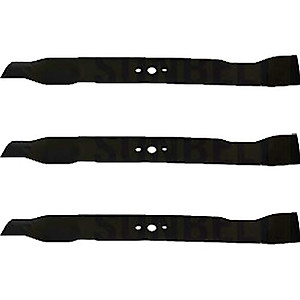 (3 Pack) Premium Medium Lift Replacement XHT Lawn Mower Blade Fits Husqvarna 531 30 72-35 | 21" x 2.25" / 0.625" Hole
