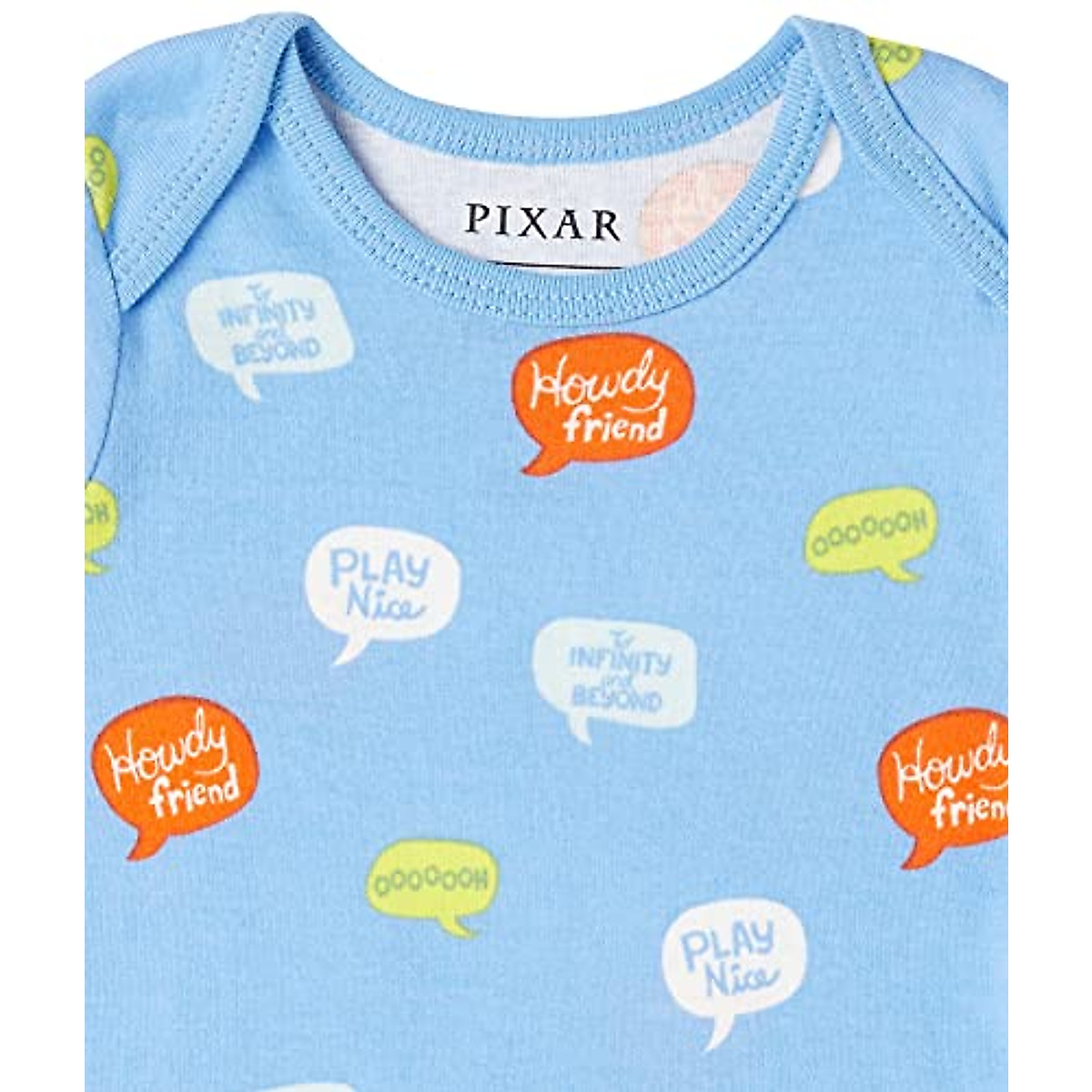 Amazon Essentials Disney | Marvel | Star Wars Unisex Babies' 6-Piece Outfit Set - Discontinued Colors, Pack of 6, Toy Story Play Nice, Newborn