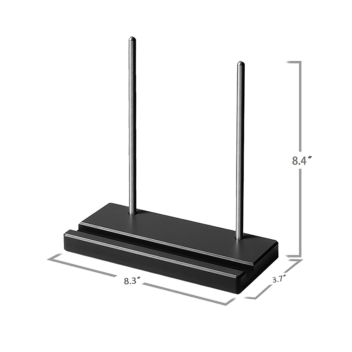 Tabletop Vinyl Record Holder – Record Display Now Playing-Perfectly with Record Collection Holders，Holds any Size Record -Doubles - Triple Gatefolds, even Box-Sets(Walnut)