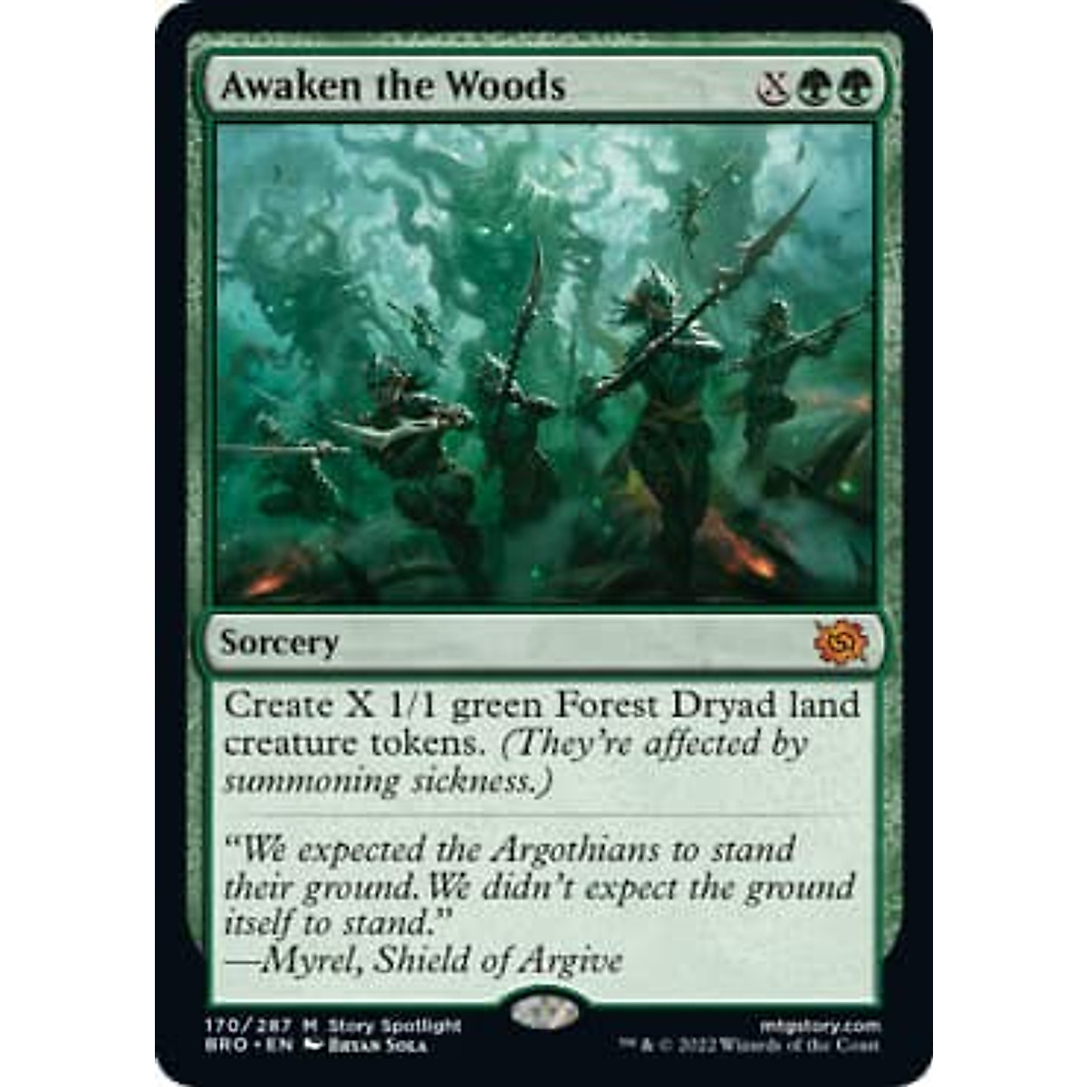 Magic: the Gathering - Awaken The Woods (170) - The Brothers' War