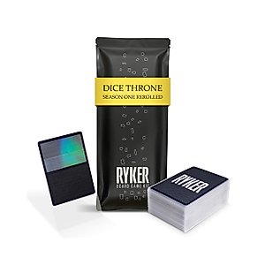Ryker | Compatible with Dice Throne: Season One ReRolled Card Sleeve Kit | Board Game Card Sleeves (Clear)
