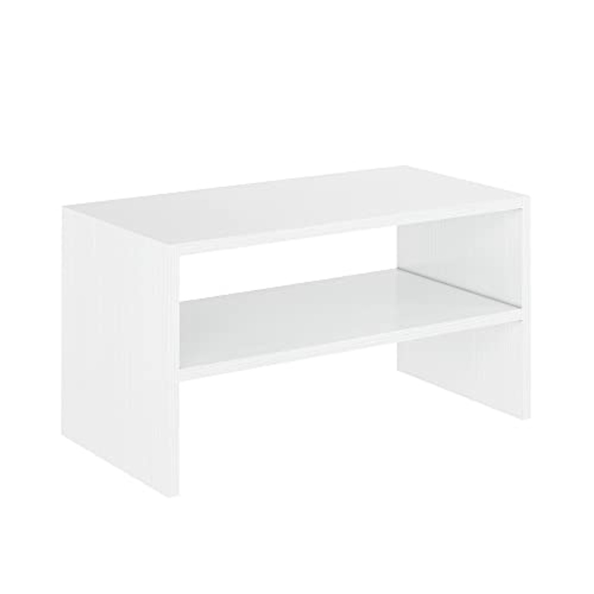 WAHEY Shoes Rack, Stackable 2 Shelf Wood Closet Organizer Unit, FSSR001