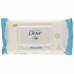 Dove Baby Wipes Rich Moisture 30 Count (2 Pack)