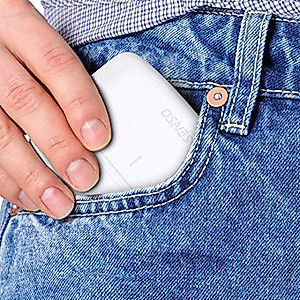 Senso PODS Plus Wireless Earbuds Sports Bluetooth Earphones Ear Buds Head Phones w/Touch Control & USB-C Charging Headphones with Mic and Volume Control, White