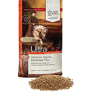 UltraCruz Equine Electrolyte Plus Supplement for Horses, 25 lb, Pellet (93 Day Supply),sc-516344