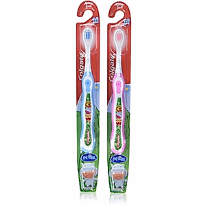 Colgate Kids My First Toothbrush, Soft, Ages 0-2 (colors vary) 1 ea (Pack of 6)