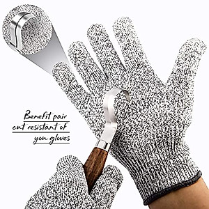 Whittling knife, Wood Carving Tools 5 in 1 Knife Set - Includes Hook Knife, Whittling Knife, Detail Knife, Carving Knife Sharpener for Spoon Bowl Cup Kuksa for Kids & Beginners