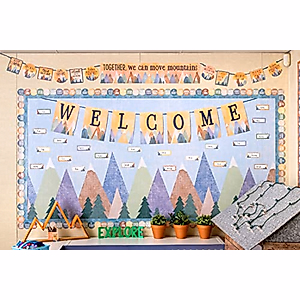 Teacher Created Resources Moving Mountains Blue Straight Border Trim