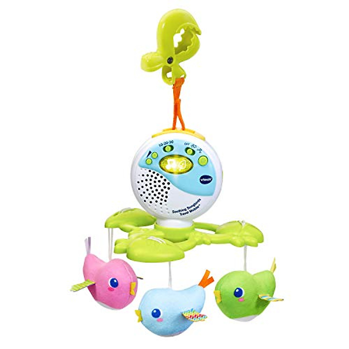 VTech Soothing Songbirds Travel Mobile, White