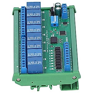 PLC Expansion Board, Professional 9600BPS 6 Working Modes RS485 Relay Module for 64 Devices in Parallel