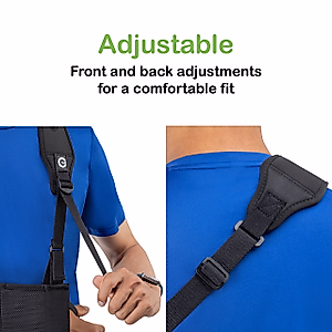 Custom SLR/Healjoy Medical Arm Sling with Split Strap Technology, Ergonomic Design for Men & Women