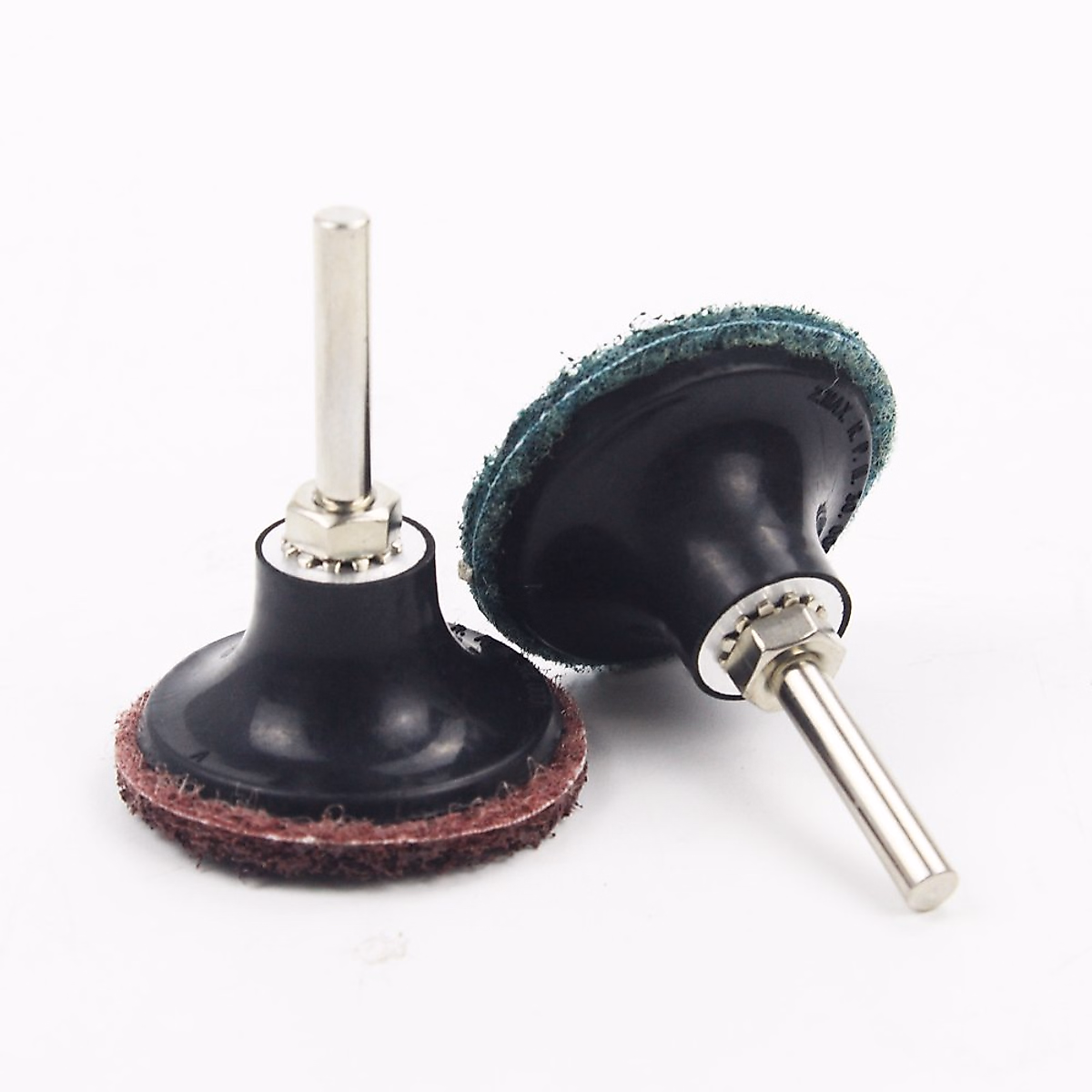 Coceca 5 Pack Roloc Disc Pad Holder, Universal Quick Change 2 Inch 3 Inch and 1 Inch Roloc Disc Holder with 1/4" Shank for Die Grinder Accessories Polishing Round Rotating Tools