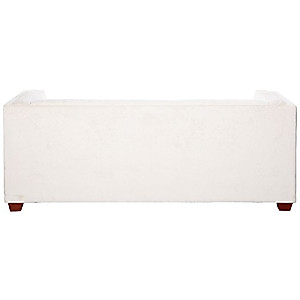 Coaster Home Furnishings Alexis Chesterfield Sofa with Track Arms Almond, 35" L x 86" W x 32.5" H (504391)
