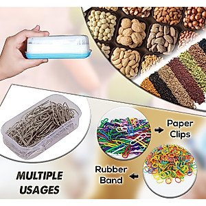 ARSUK 8 Pack Baby Food Storage Containers (8.5oz/250ml) - Small Plastic Containers with Lids for Freezer - Microwavable, Dishwasher Safe & BPA Free