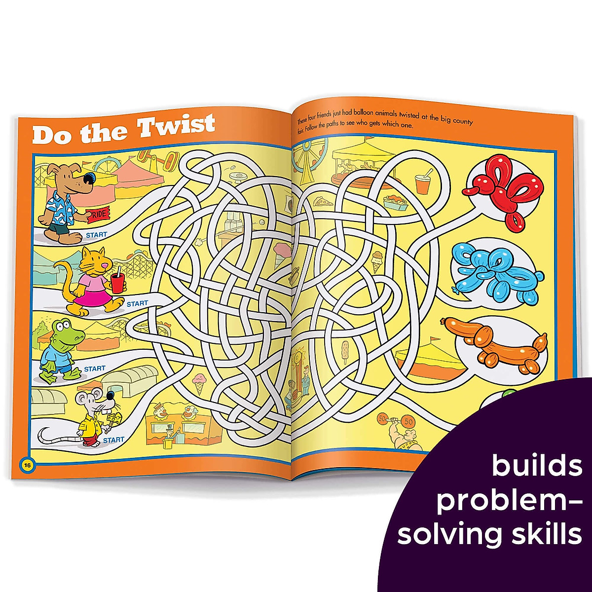 Highlights for Children Amazing Mazes Beginner Maze Books for Kids Ages 3-6, 144 Pages, 2-Pack of Activity Books, Screen Free Fun and Challenging Mazes for Kids