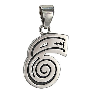 Moonlight Mysteries Sterling Silver Dai Ko Myo Healing Symbol Reiki Pendant