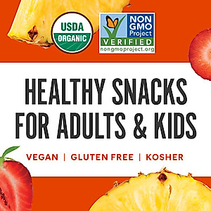 Noka Superfood Fruit Smoothie Pouches, Strawberry Pineapple, Healthy Snacks with Flax Seed, Plant Protein and Prebiotic Fiber, Vegan and Gluten Free Snacks, Organic Squeeze Pouch, 4.22 oz, 12 Count