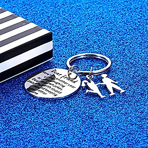 Birthday Gifts for Best Friends Gifts for Women Men Funny Keychain Friendship Gifts for Friends Female Male Bestie BFF Soul Sister Brother Coworker Boss Neighbor Christmas Stocking Stuffers Keyring