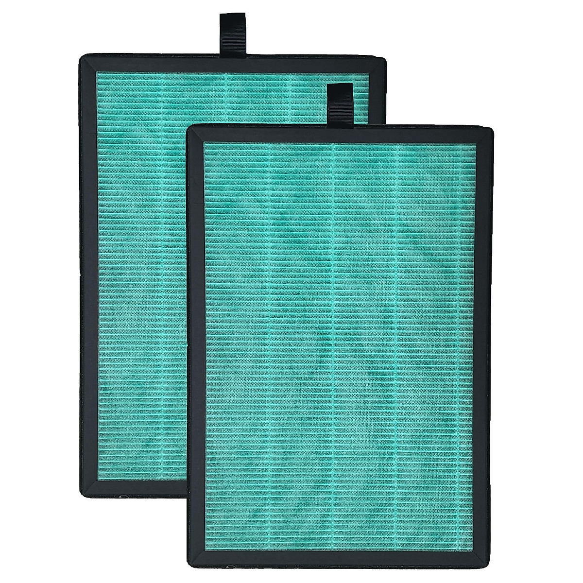 Nispira H04 3-In-1 True HEPA Filter Replacement Compatible with HIMOX Air Purifier H04 | Removes Smoke, Odor, Chemical VOCs | 2 Packs