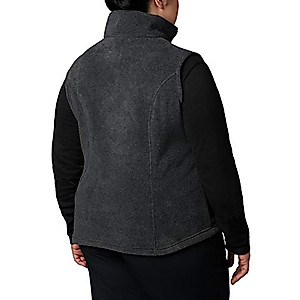Columbia Women's Benton Springs Vest, Charcoal Heather, XX-Large