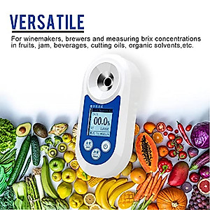 Lnicez Instruments Digital Brix Refractometer, Range 0-55%