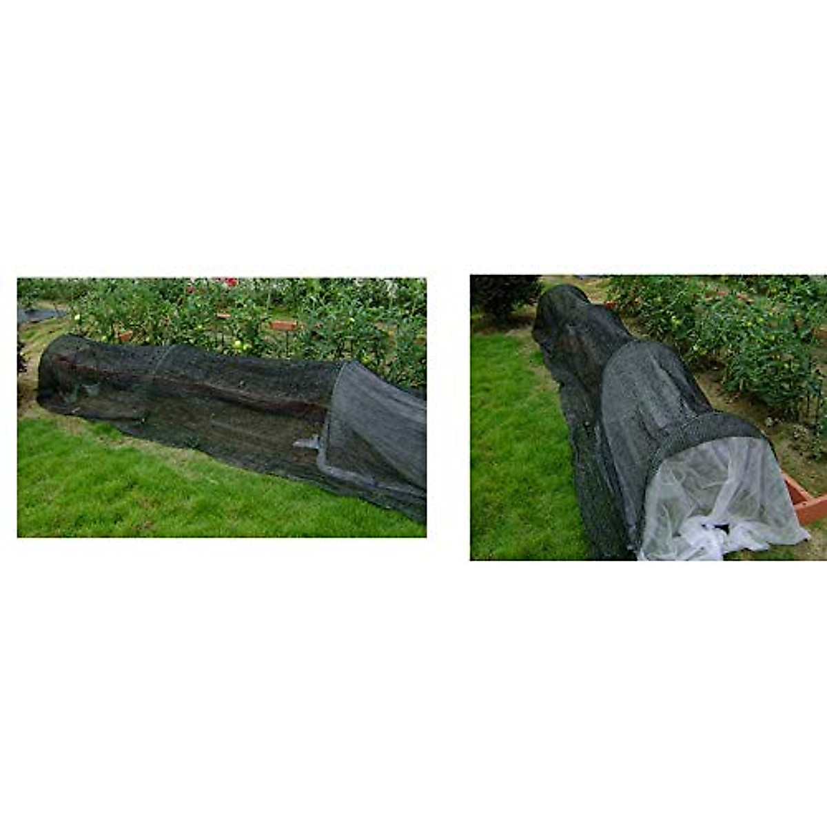 DODXIAOBEUL Sunblock Shade Cloth, Plant Covers,40% Black Sun Mesh,Garden Netting UV Resistant Net with 8 Aluminum Grommets Easier to Hang,for Greenhouse Flowers Plants Patio Lawn Mesh (6.5FT x 6.5FT)