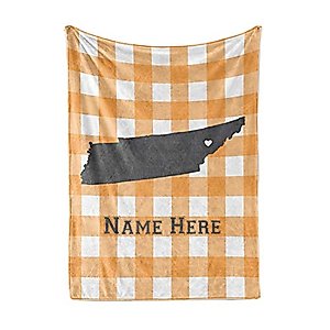 State Pride Series Tennessee - Personalized Custom Fleece Blankets with Your Family Name - Knoxville Edition