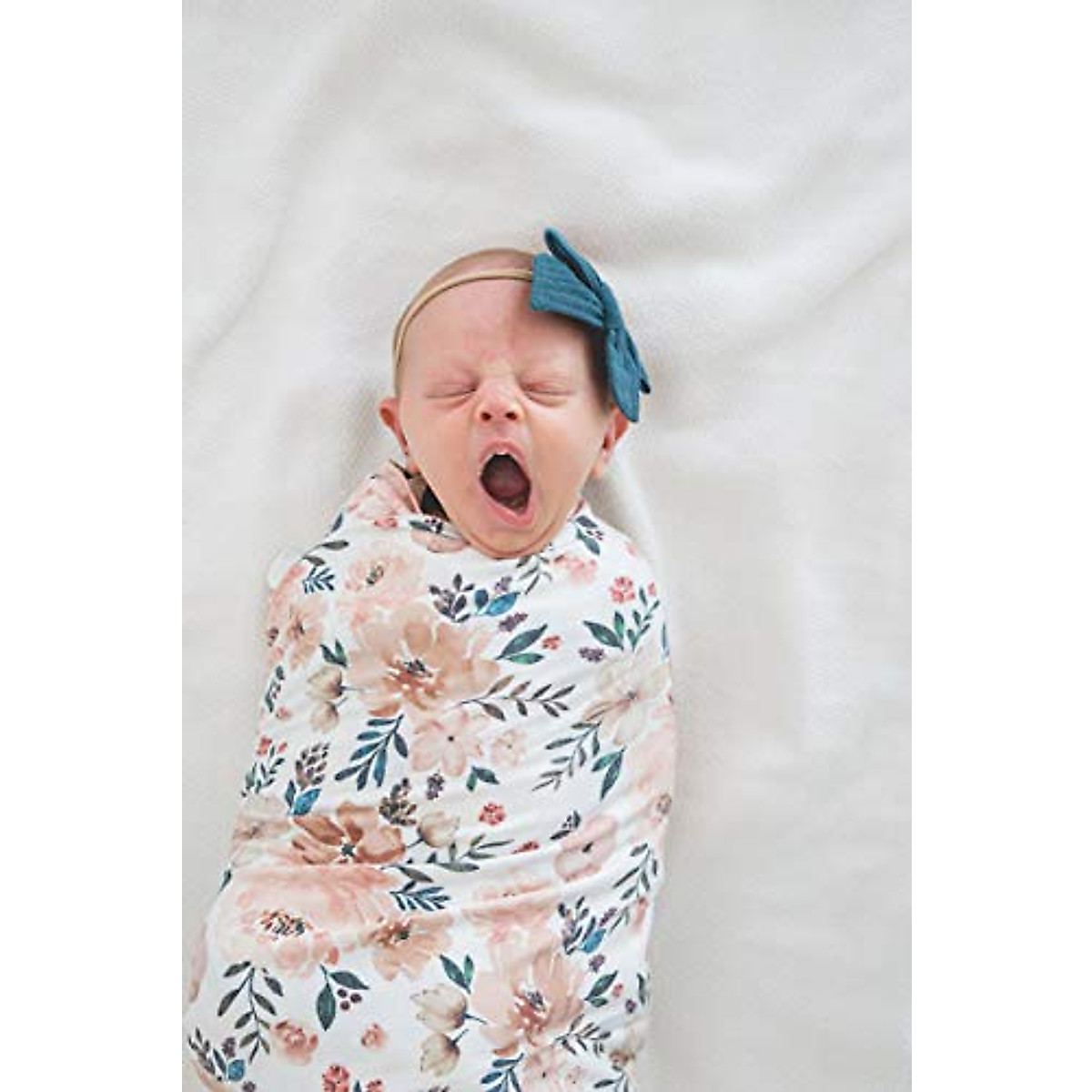 Copper Pearl Large Premium Knit Baby Swaddle Receiving Blanket Autumn