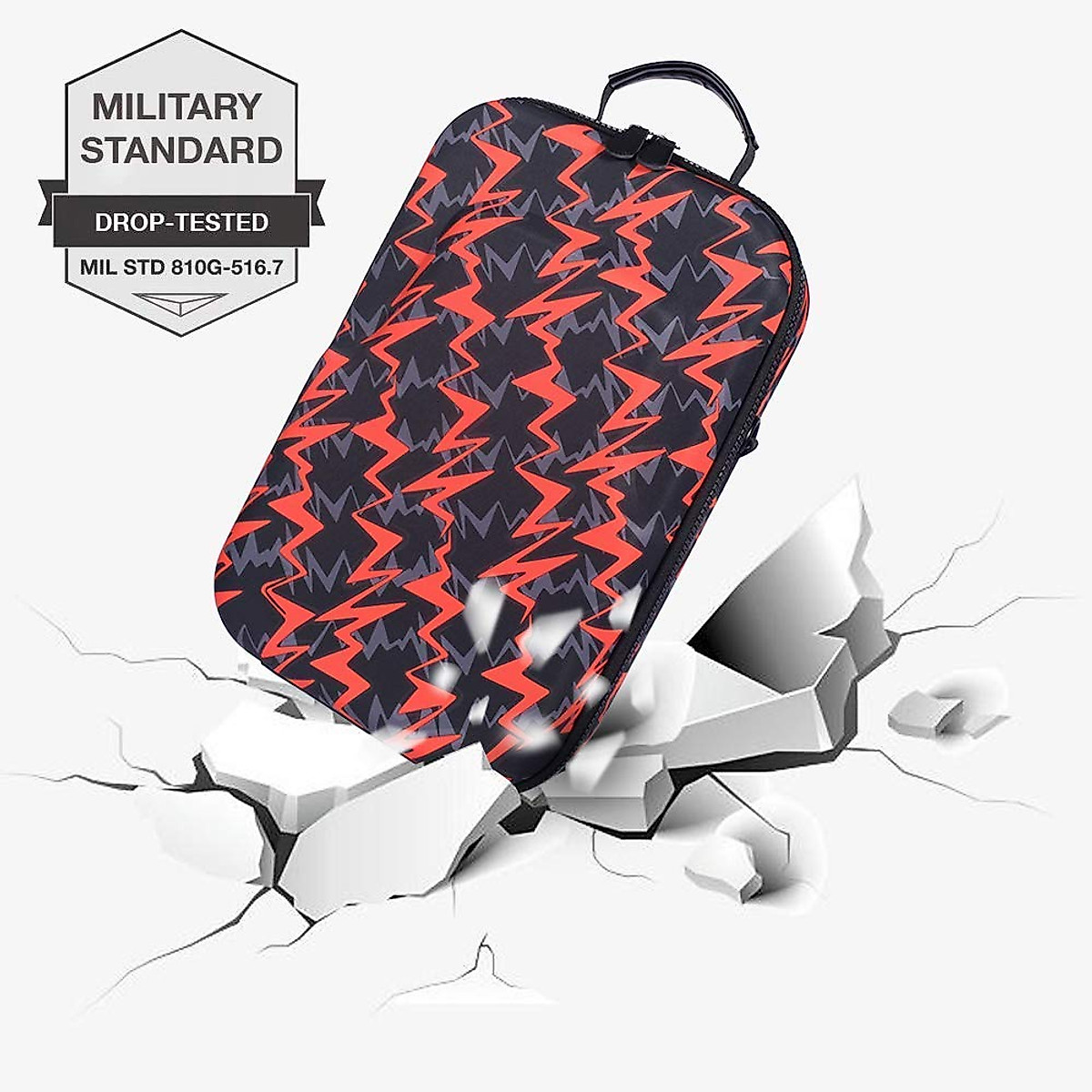 Oriolus Hard Case for Oculus Quest All-in-one VR Gaming Headset and Controllers Accessories Carrying Bag (Orange)