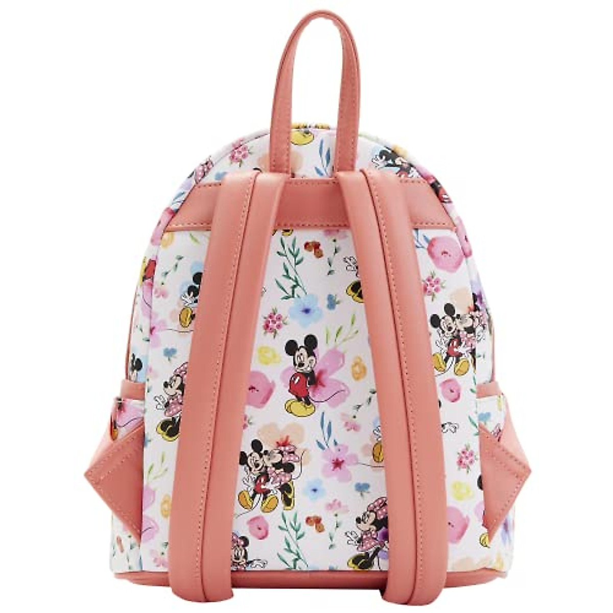 Loungefly Disney Mickey Minnie Mouse Mini Backpack Handbag AOP Floral