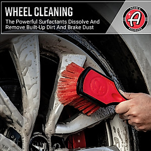 Adam's Polishes Wheel & Tire Cleaner 16oz - Professional All in One Tire & Wheel Cleaner Car Wash Well Cleaning Spray for Car Detailing | Safe On Most Rim Finishes - Pack of 2