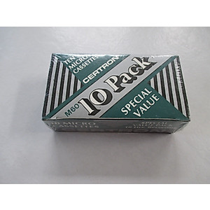 10 Qty Certron Blank Micro Cassettes 10 Hours of Recording