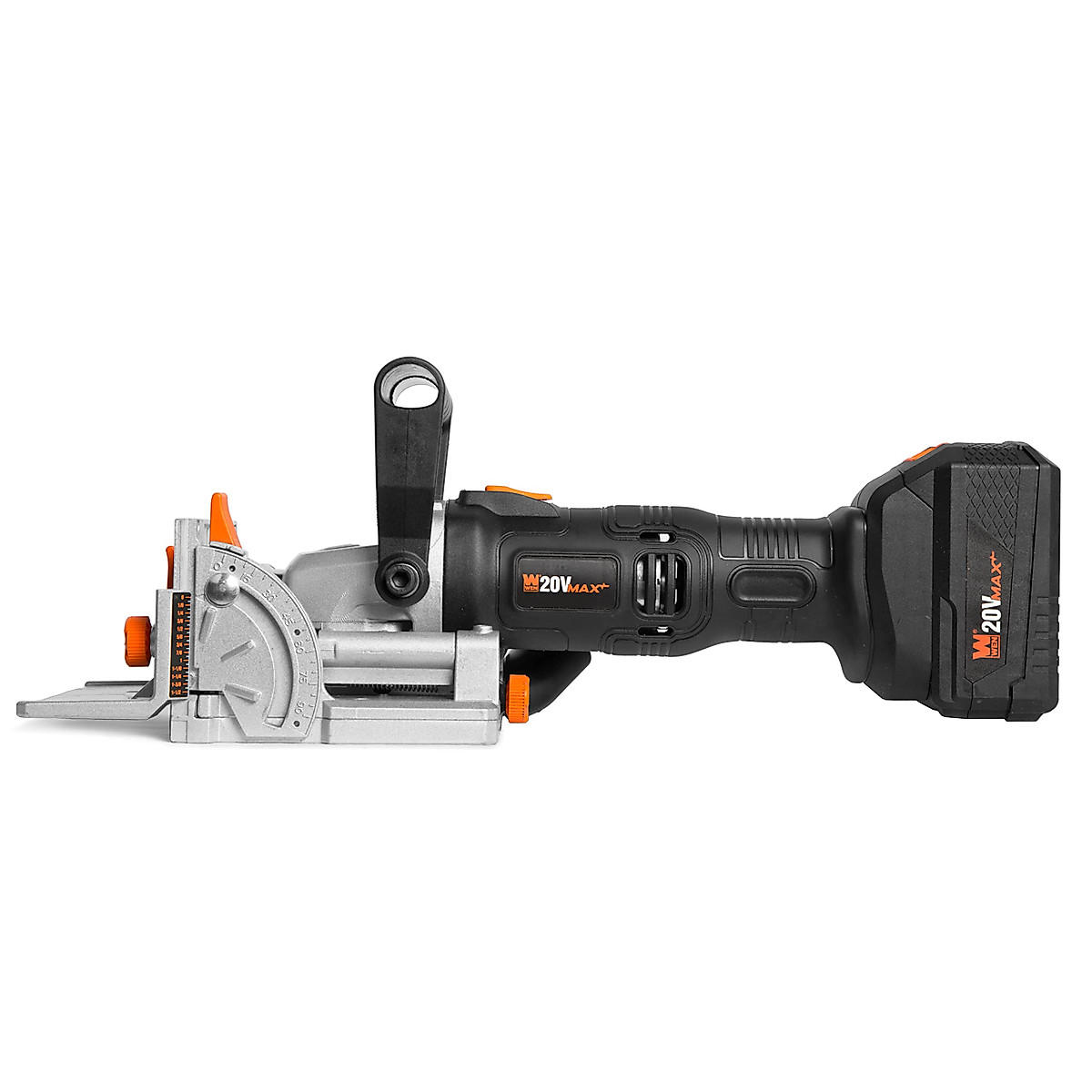 WEN Cordless Plate and Biscuit Joiner Kit with 20V Max 4.0Ah Battery and Charger (20648)
