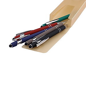 Stylus Pens - Black Ink 2 in 1 Capacitive Stylus- Compatible with Most Touch Screen Devices-A Variety of Color Pen Holders (10-Pack)