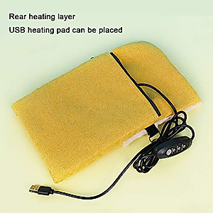 La La Pet® Small Pet Hanging Bed Sleep Pouch with Heated Warm Compartment Pet Hammocks Bed for Hamster Rat Sugar Glider Squirrel Ferret Warm Nest Bed Hideout Cave Pet Cage Accessories (Blue, M)