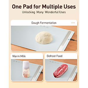 Electric Warming Tray for Party - Food Warmers with Adjustable Temperature, Foldable Food Warming Tray for Features 3 Modes & Fast Heating, Hot Plate for Pizza, Buffet, Family Gatherings