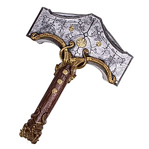 damdos Halloween Props Cosplay Hammers for God Hammer, Blades of Athena Levia-than Kratoins Hammer Weapon LAPP Birthday Gifts(Hammer)
