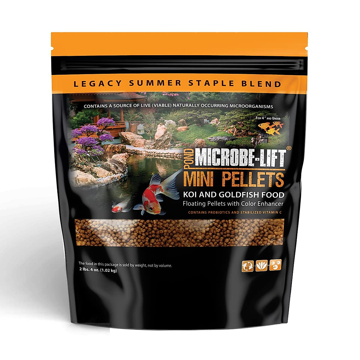 Ecological Labs MLLMPMD Microbe Lift Mini Pellets Fish Food 2.25 Pounds